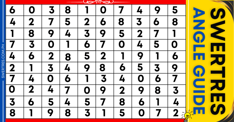 Best Swertres Angle Guide - SWERTRES.com.ph